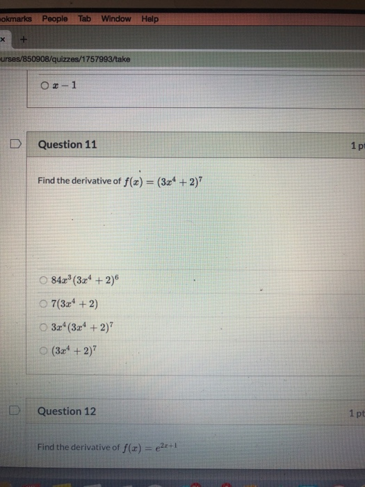 Solved okmarks People Tab Window Help х + | Chegg.com