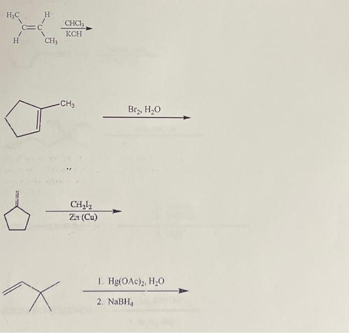 Solved Please explain how to Find the products of each | Chegg.com