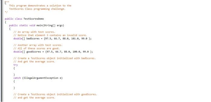 Solved In this project you will write a class named | Chegg.com