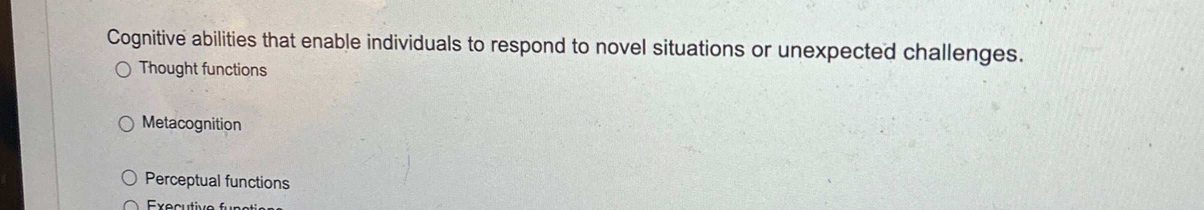 Solved Cognitive abilities that enable individuals to | Chegg.com