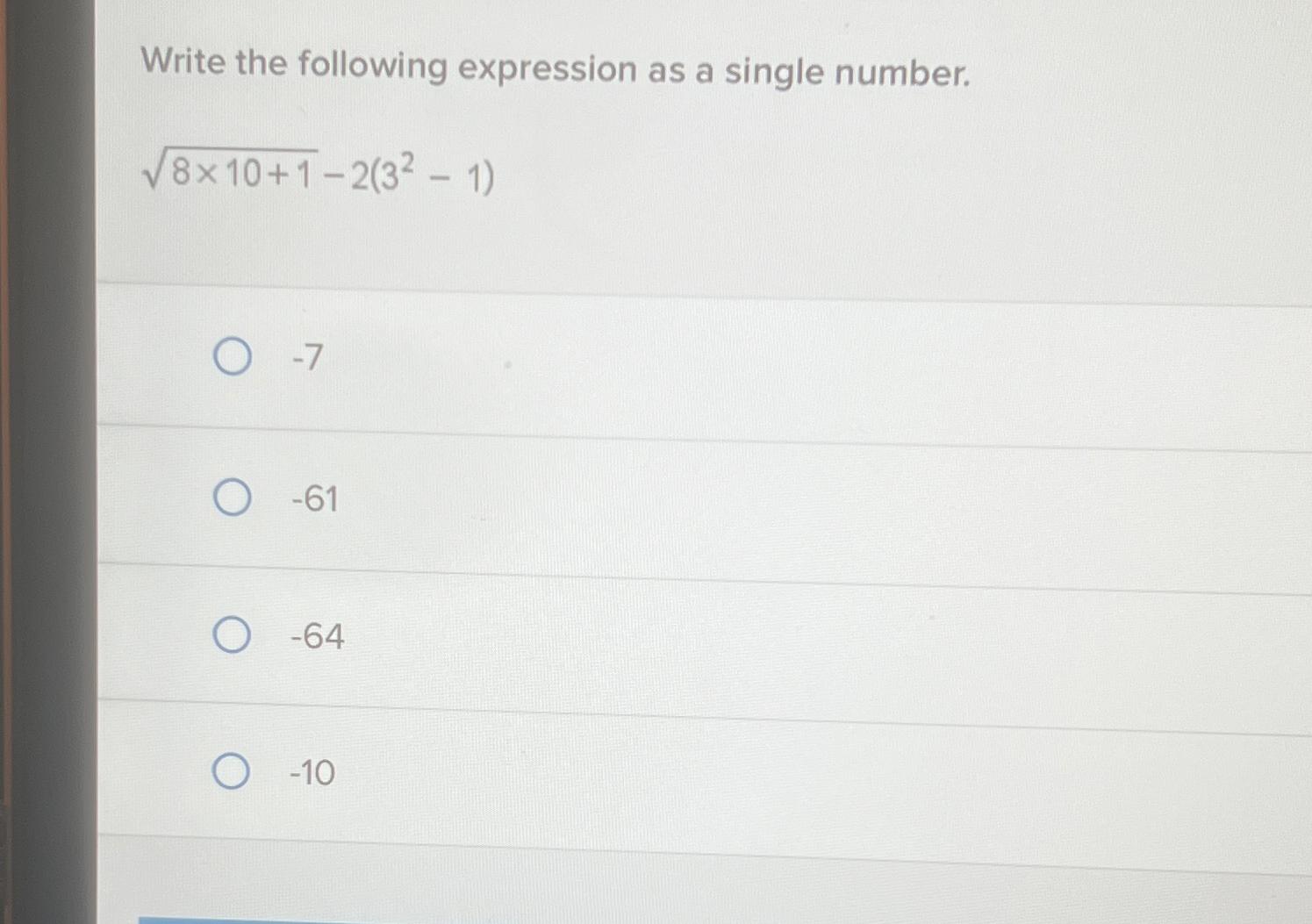 Solved Write the following expression as a single | Chegg.com