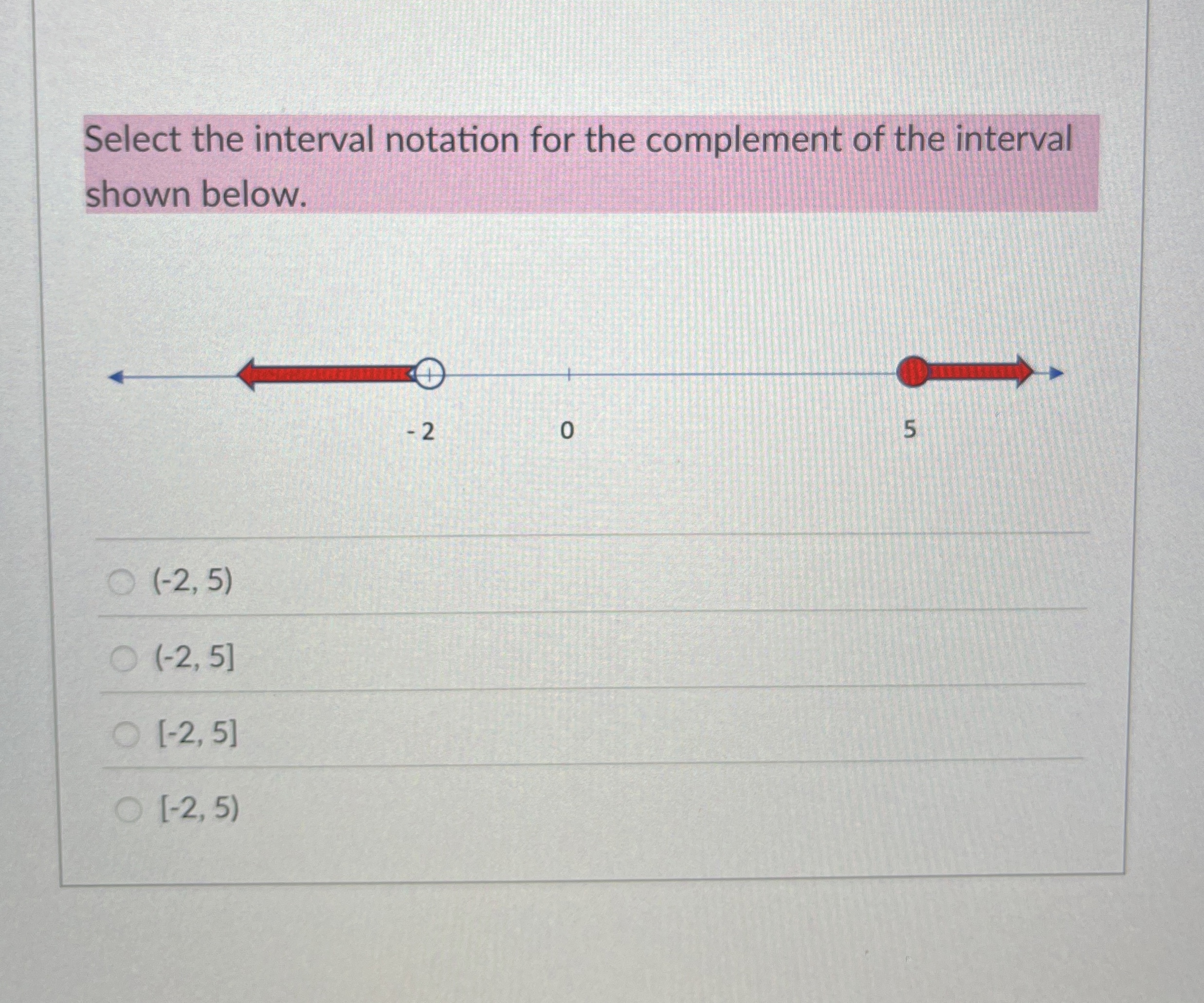 Solved select the correct inequality representing the | Chegg.com