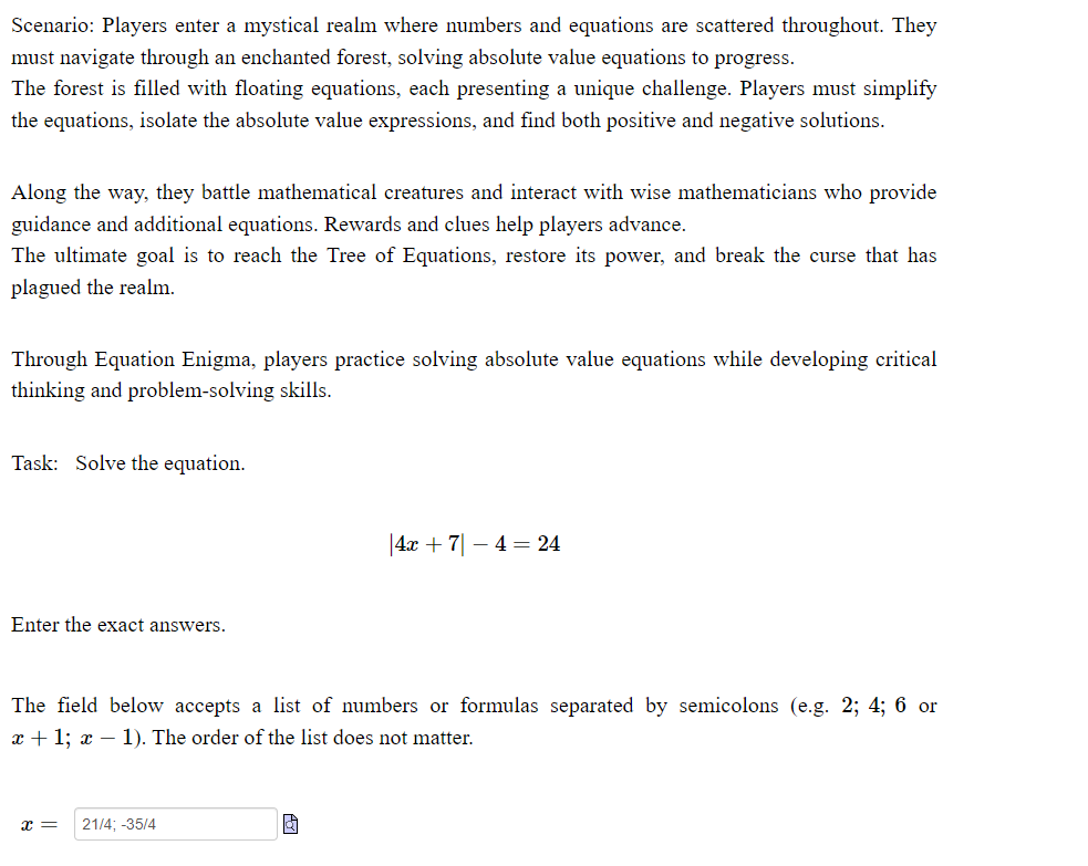 Solved Scenario: Players enter a mystical realm where | Chegg.com