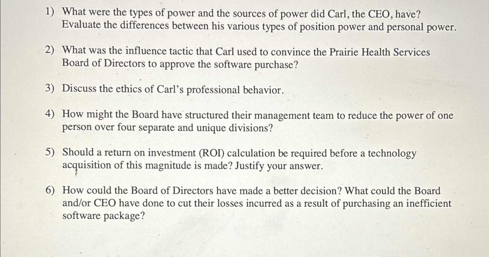 Solved What were the types of power and the sources of power | Chegg.com