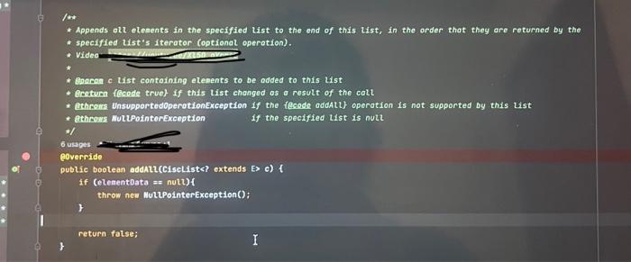 Solved - Appends alt eleaents in the specified list to the | Chegg.com