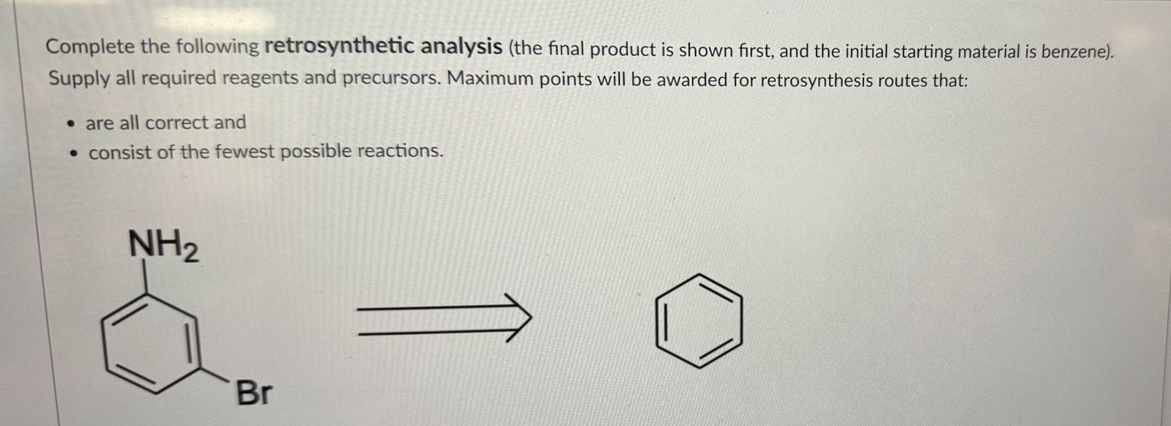 Solved Complete the following retrosynthetic analysis (the | Chegg.com