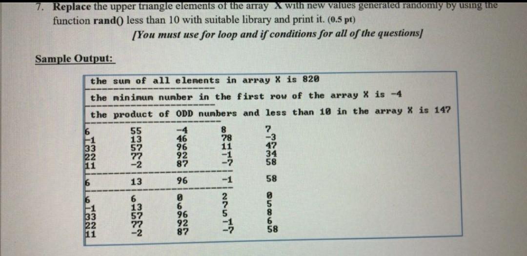 Solved Assignment 2 Array Write A C Program To Do The Chegg
