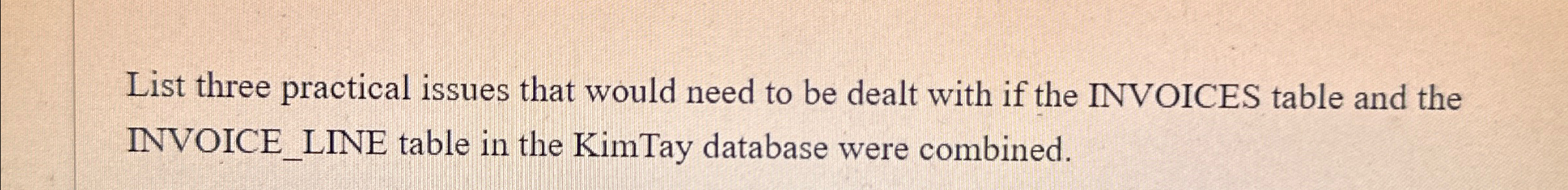 Solved List three practical issues that would need to be | Chegg.com