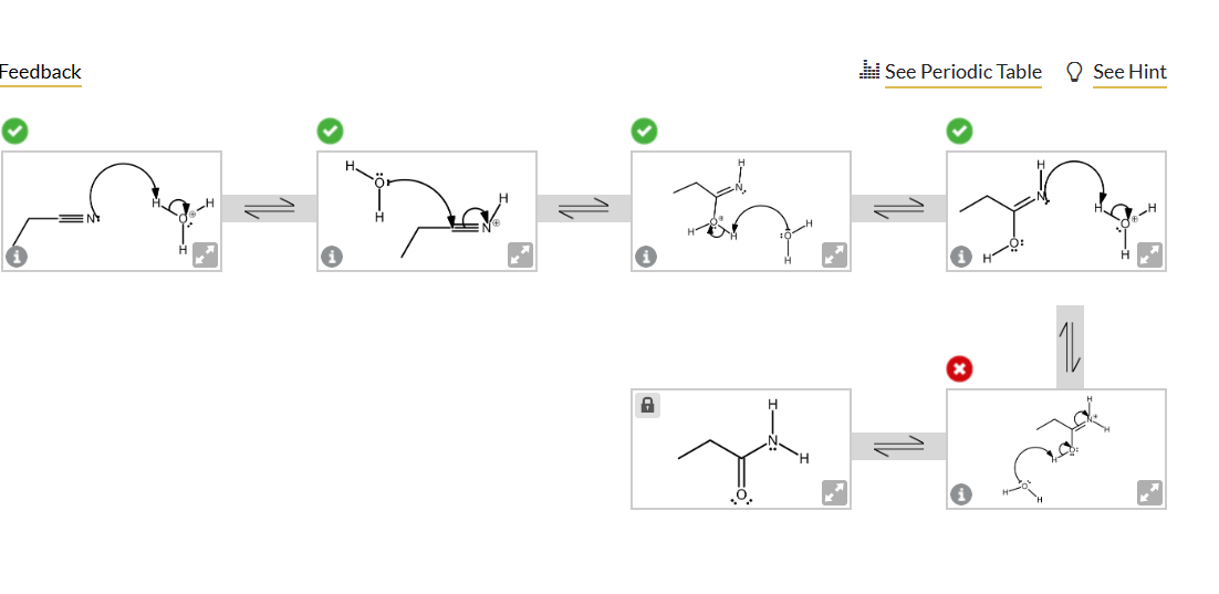 Solved Draw the curved arrow mechanism for the acid | Chegg.com