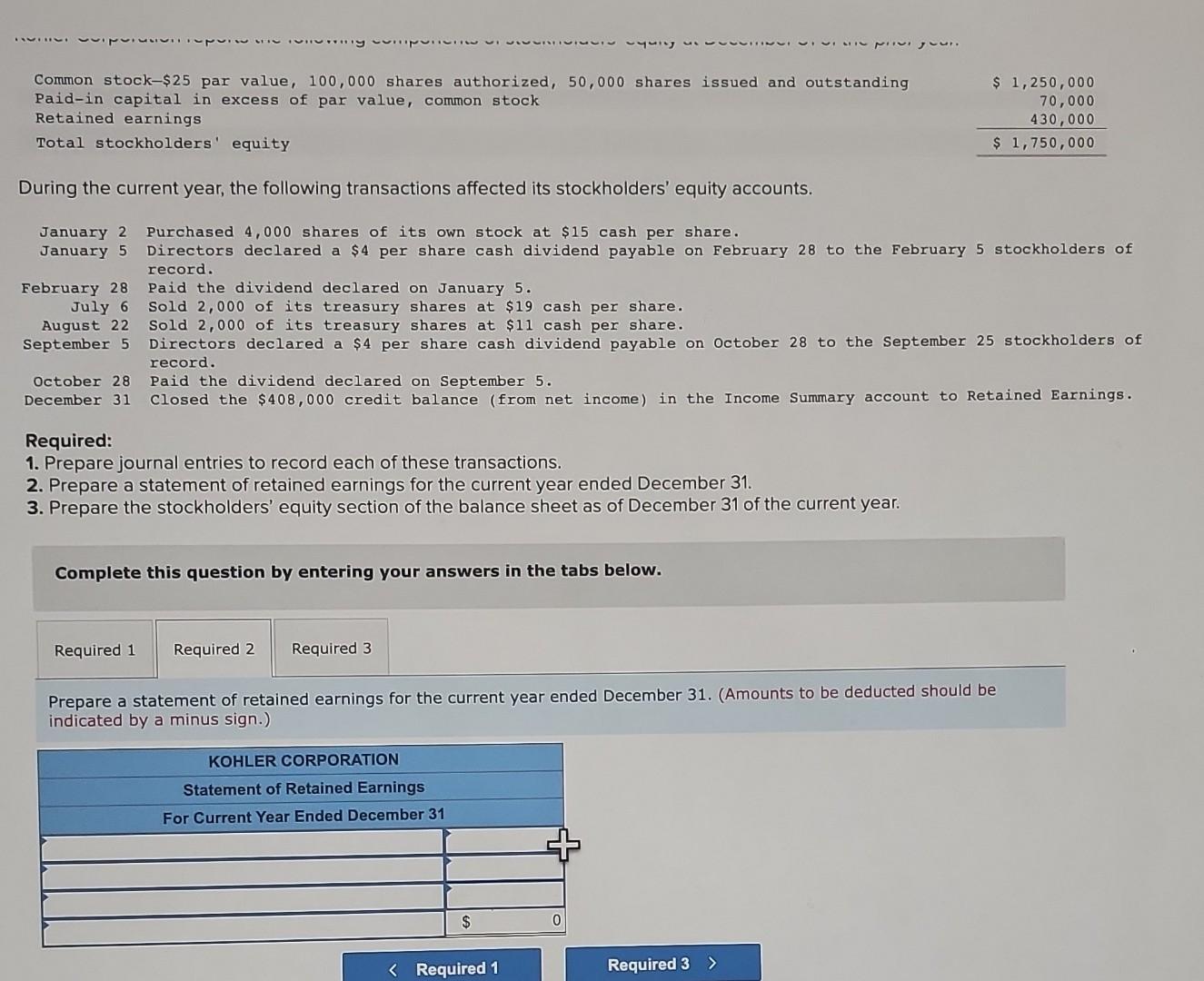Exercise 11-7 (Algo) Financial statement impact of | Chegg.com