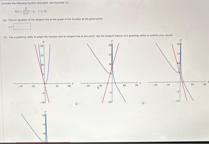 Solved Consider the following function and point. See | Chegg.com