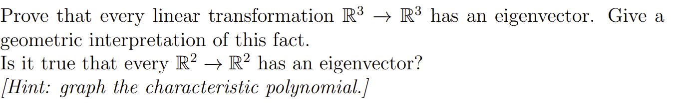 Solved Please Help!Prove that every linear transformation | Chegg.com