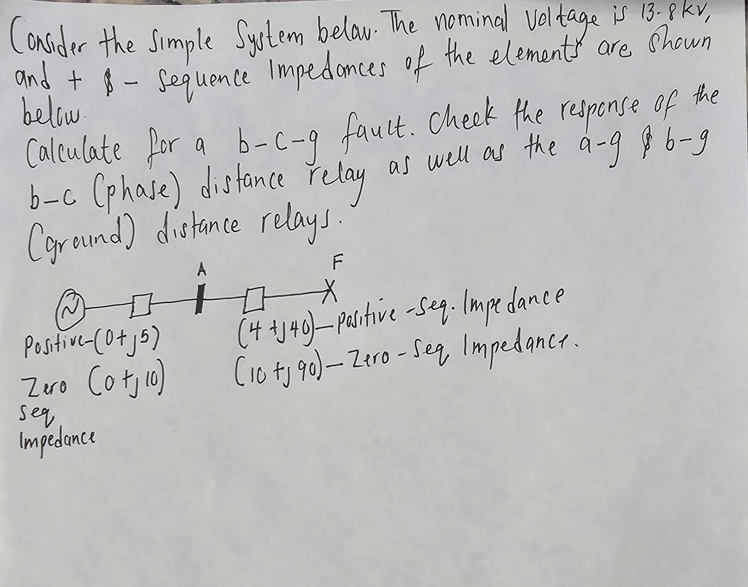 Solved Consider the simple System belaw. The nominal veltage | Chegg.com