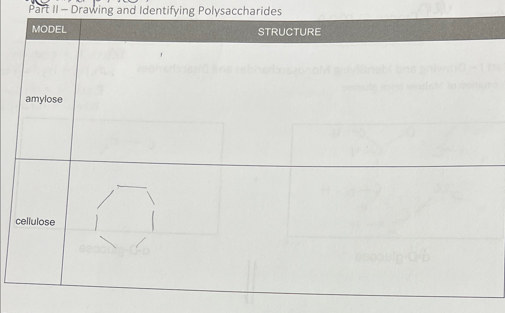 Part II - ﻿Drawing and Identifying | Chegg.com