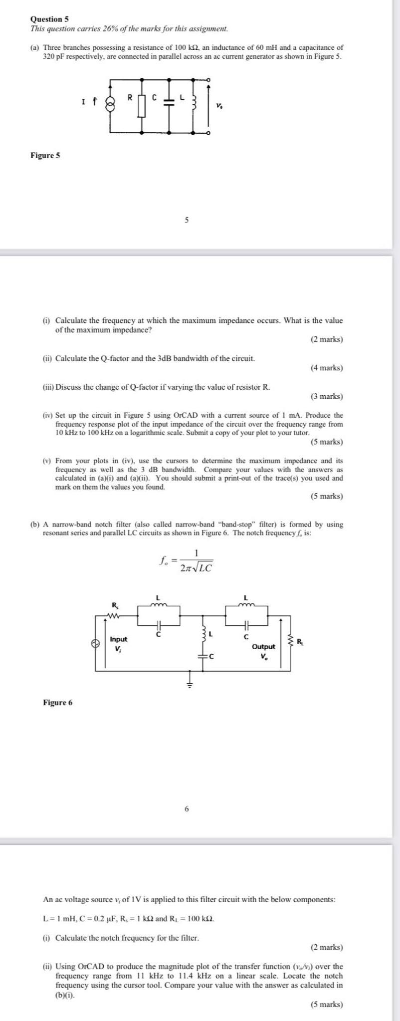 Solved Question 5This question carries 26% ﻿of the marks for | Chegg.com