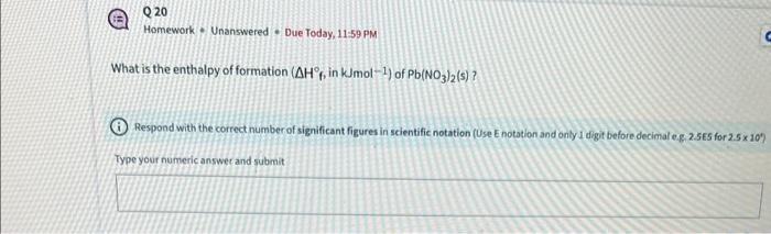 Solved Q20 Homework * Unanswered - Due Today, 11:59 PM What | Chegg.com