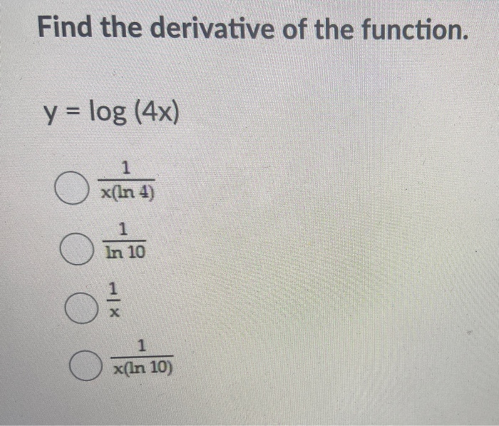 Solved Find the derivative of the function. y = (sin x)cos x | Chegg.com