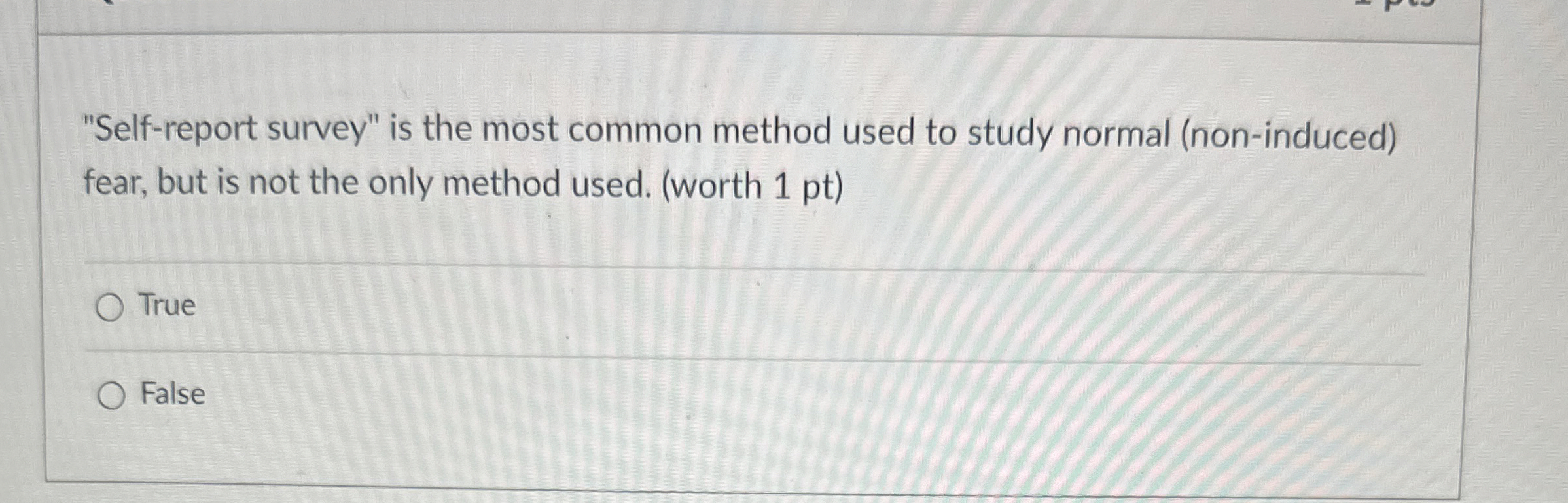 Solved "Self-report survey" is the most common method used | Chegg.com