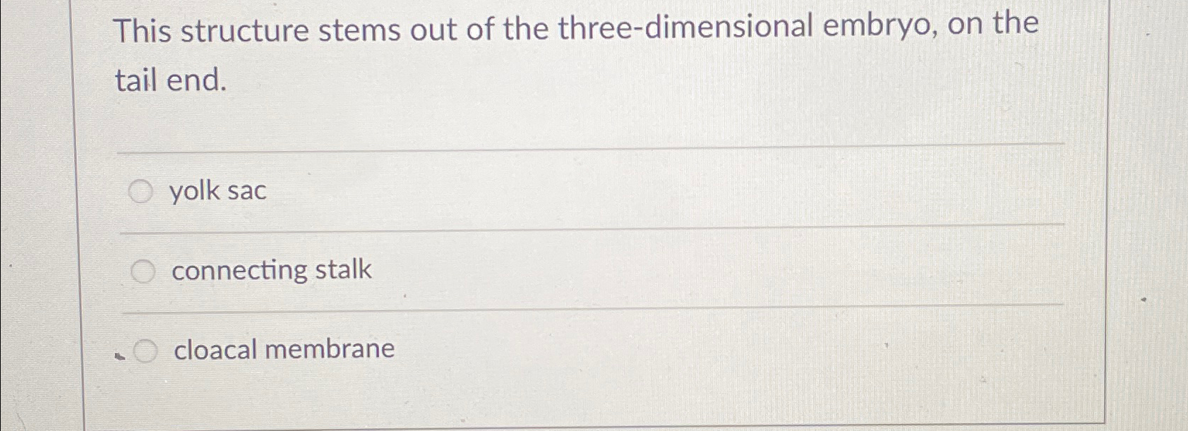 This structure stems out of the three-dimensional | Chegg.com