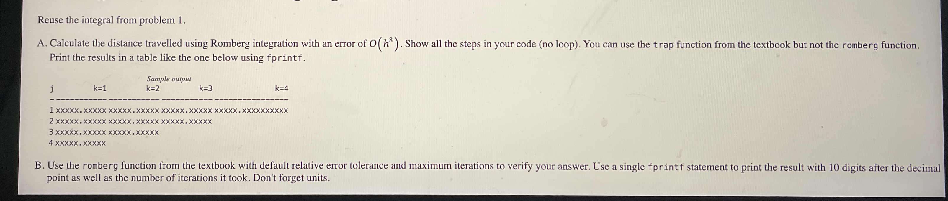 Please help in matlab, beginner friendly code | Chegg.com