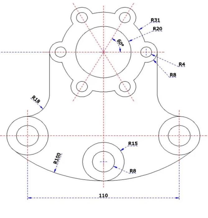 Solved R18 R100 110 60° R15 R8 R31 R20 R8 R4 | Chegg.com