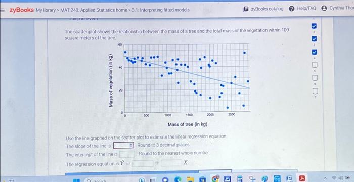 zyBooks My library > MAT 240: Applied Statistics home | Chegg.com