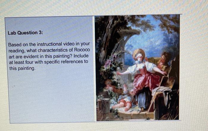 Lab Question 3: Based on the instructional video in | Chegg.com