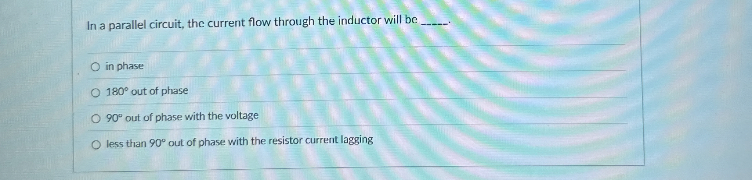 Solved In a parallel circuit, the current flow through the | Chegg.com