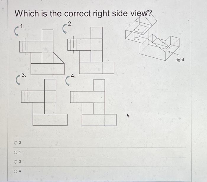Solved Which is the correct top vier Which is the | Chegg.com