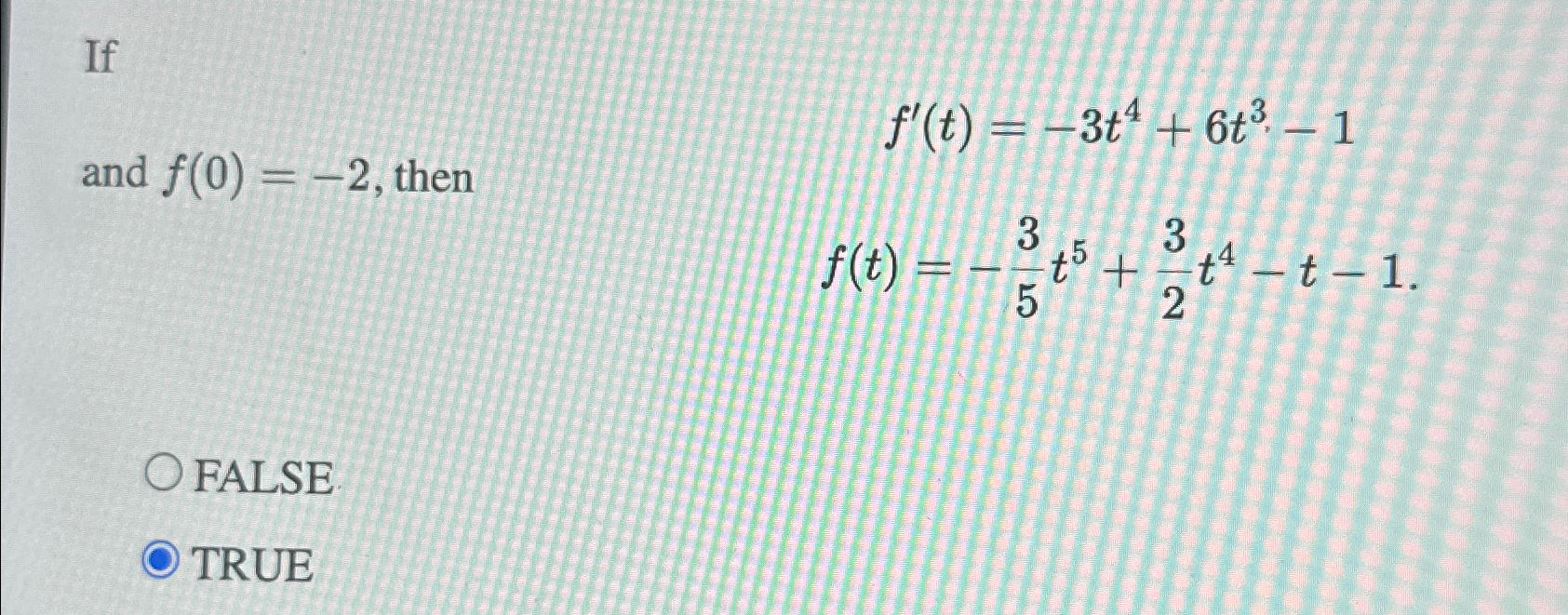 Solved If and f(0)=-2, | Chegg.com