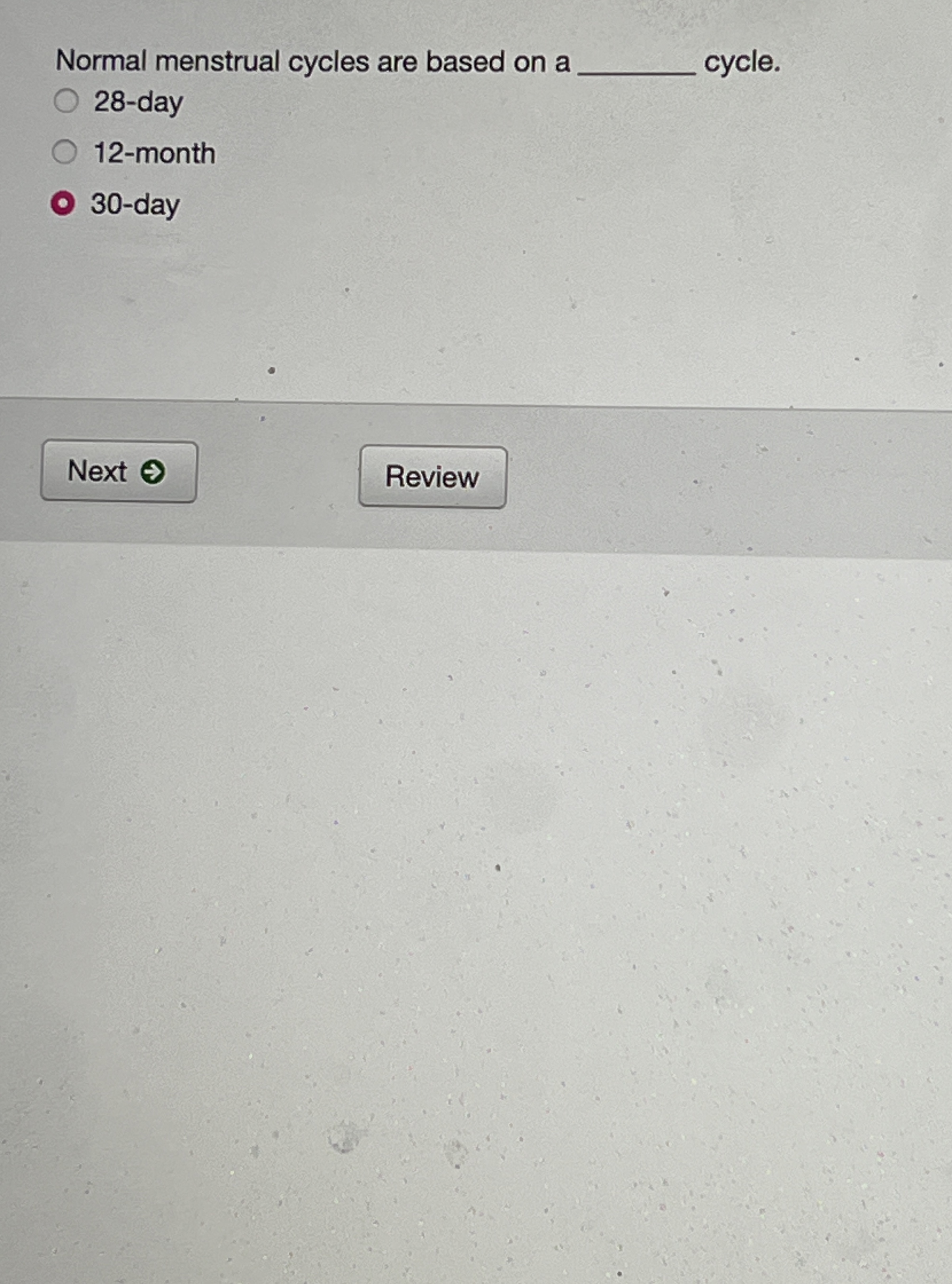 Solved Normal menstrual cycles are based on a | Chegg.com