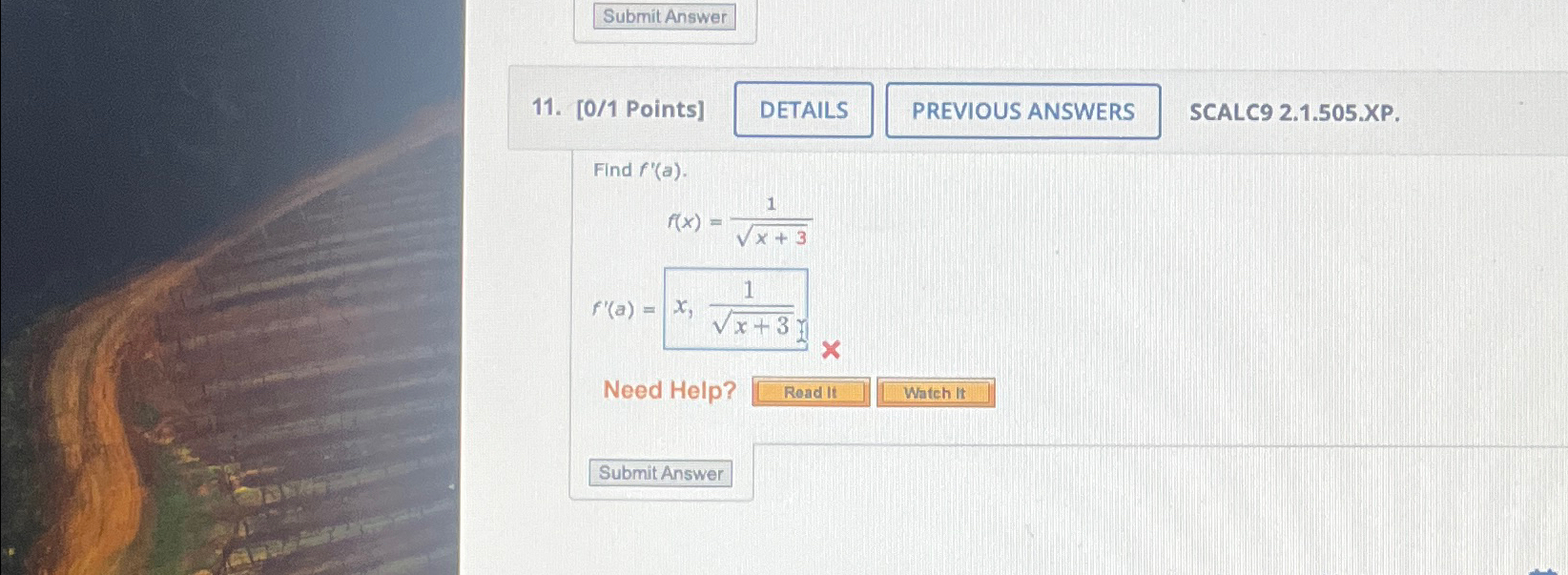 Solved [0/1 ﻿Points] ﻿SCALC9 2.1.505.XP.Find | Chegg.com
