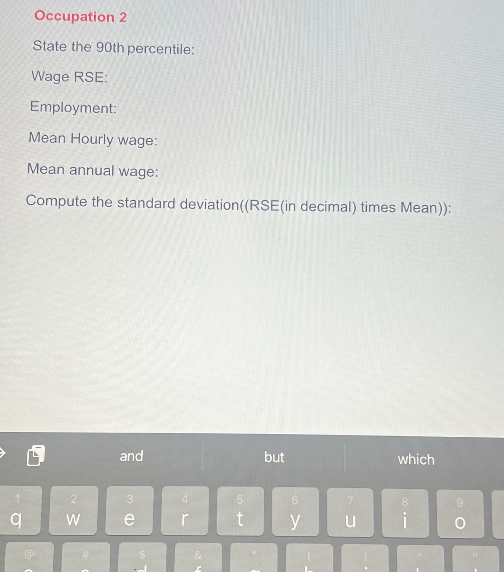 Solved Calculate all of this for a " ﻿physical therapist " | Chegg.com