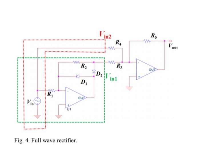 Design a "Full wave rectifier" circuit and perform | Chegg.com