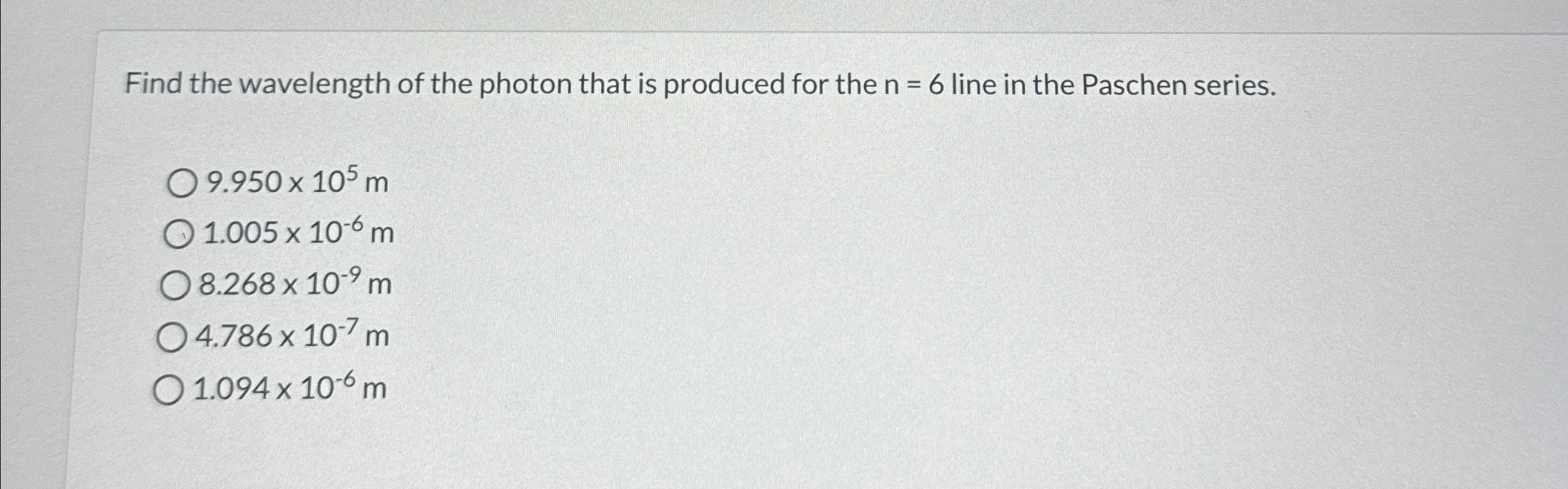 Solved Find the wavelength of the photon that is produced | Chegg.com