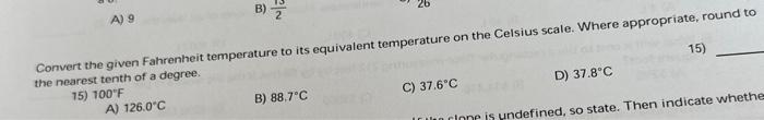 Solved Convert the given Fahrenheit temperature to its | Chegg.com