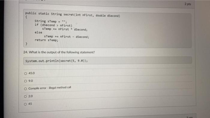 Solved 21. Assume you have the following array declaration: | Chegg.com