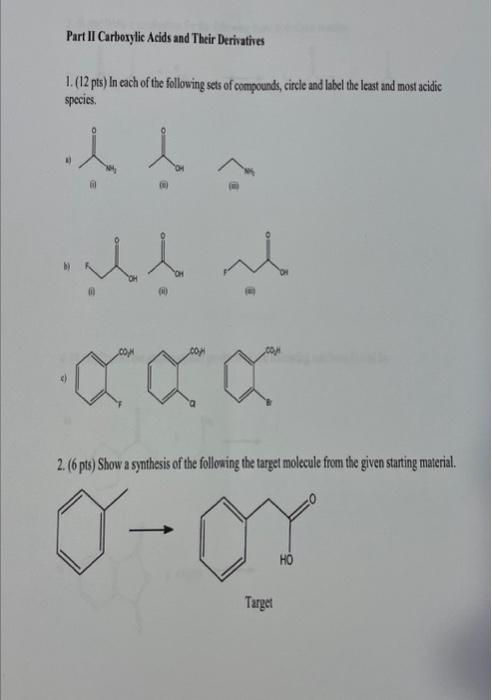 Solved 1. (12 pts) In each of the following sets of | Chegg.com