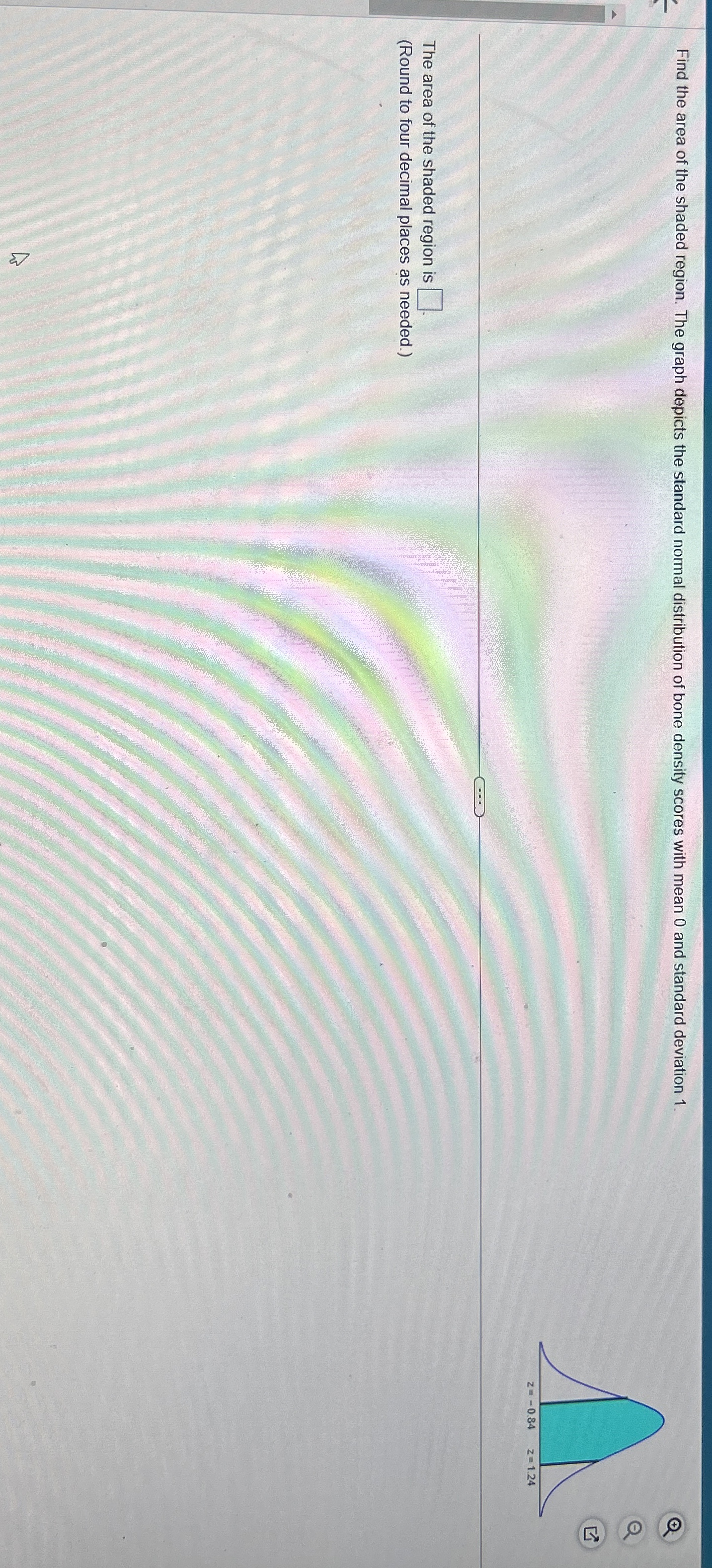 Solved Find the area of the shaded region. The graph depicts | Chegg.com