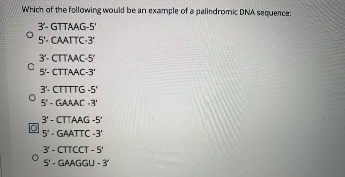 Solved Which of the following would be an example of a | Chegg.com