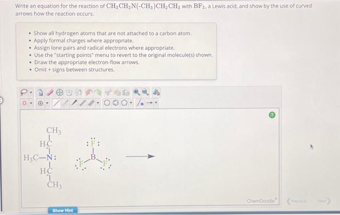 Solved Write an equation for the reaction of CH3CH2 | Chegg.com