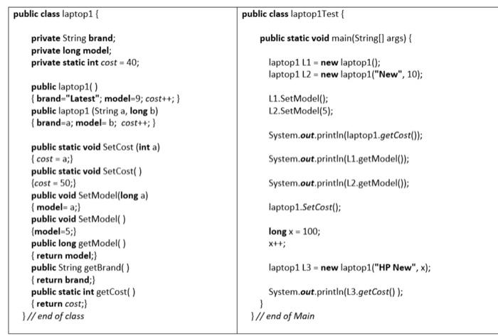 Solved i need help please, what is the output? | Chegg.com