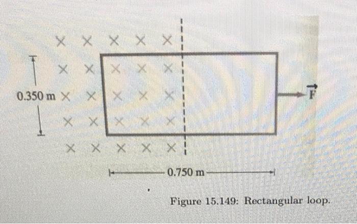 Solved A single rectangular loop of wire with the dimensions | Chegg.com