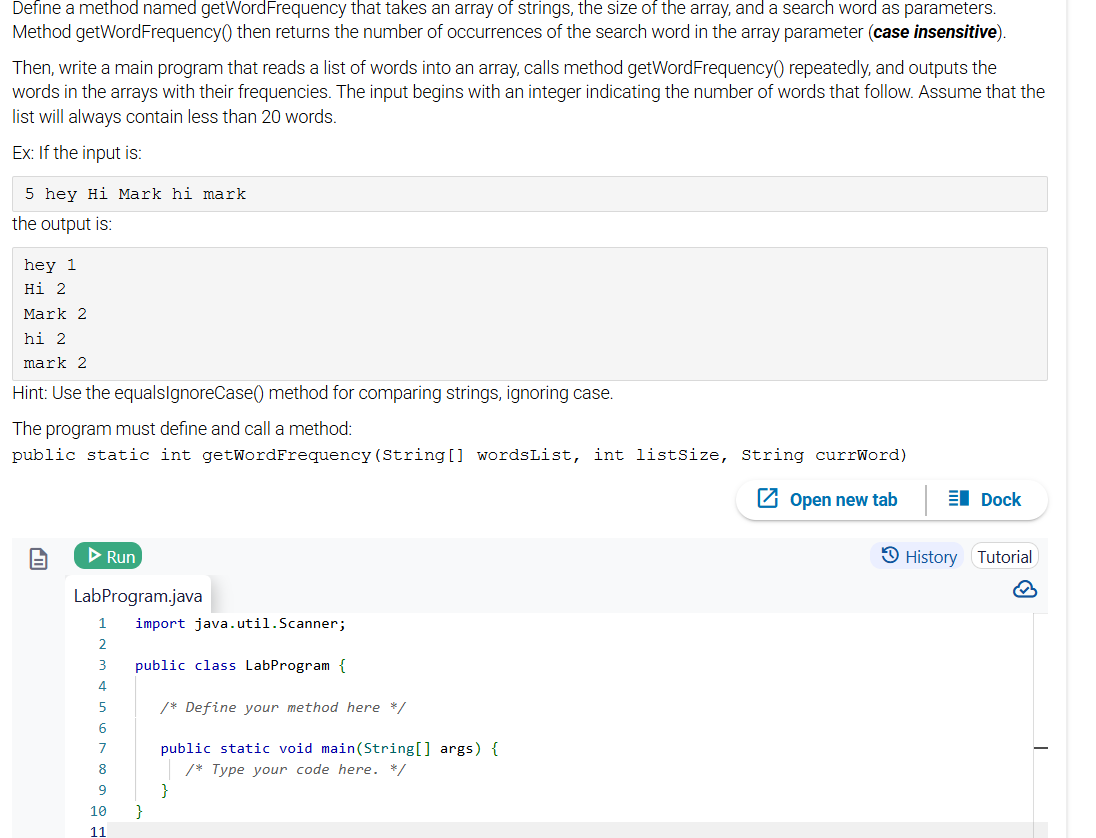 Solved I NEED THIS IN JAVADefine a method named | Chegg.com