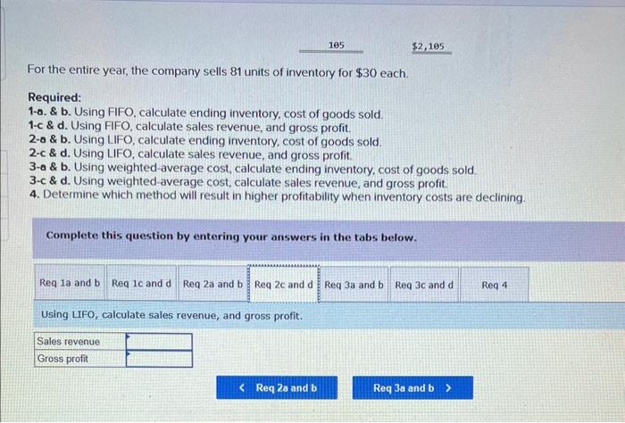 Solved Exercise 6-5 (Static) Calculate inventory amounts | Chegg.com