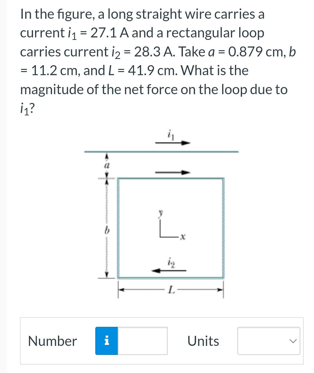 Solved In the figure, a long straight wire carries a current | Chegg.com