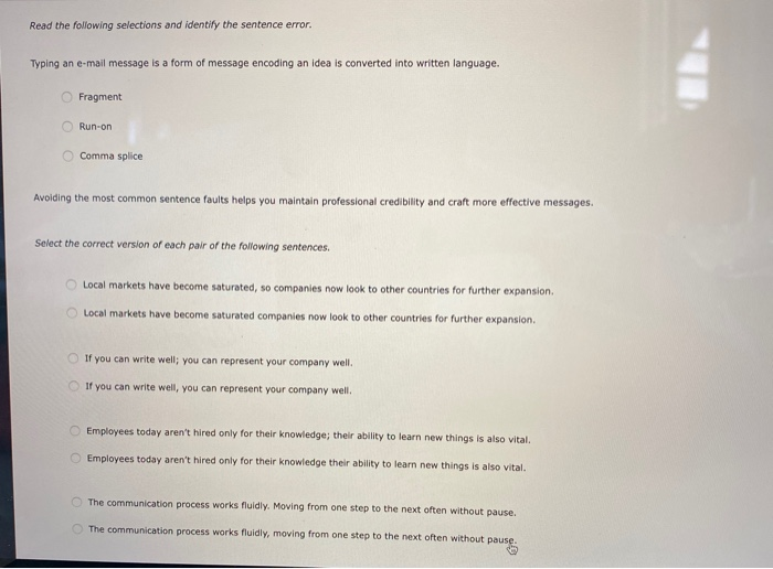 Solved 3. Composing Effective Sentences The most compelling | Chegg.com