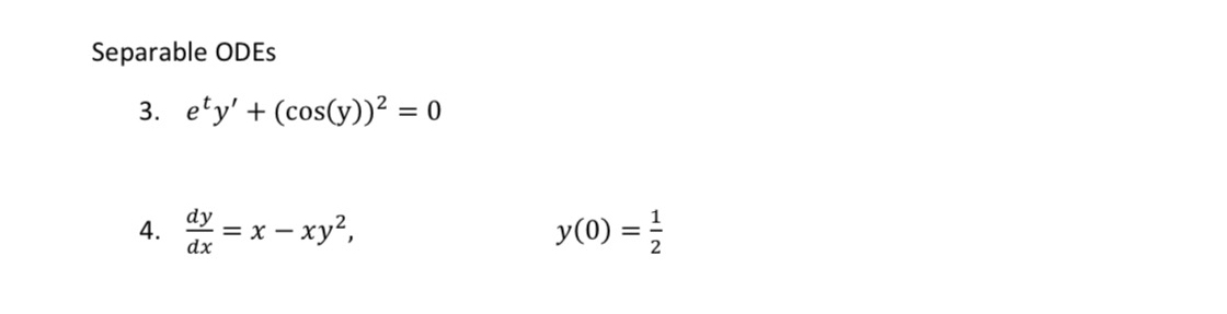 Solved Separable | Chegg.com