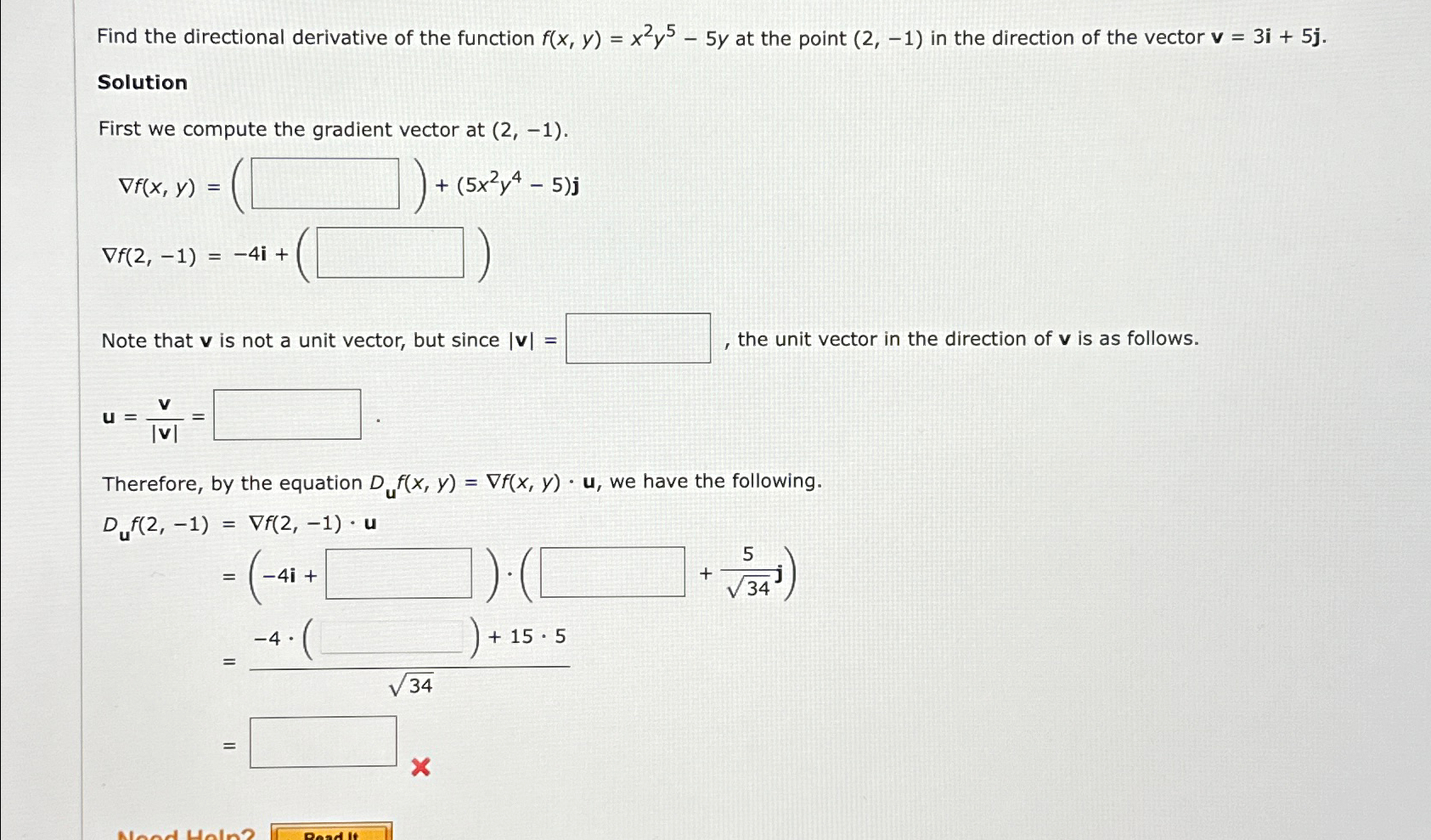 Solved Find the directional derivative of the function | Chegg.com