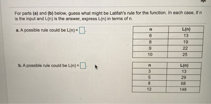Solved For parts (a) and (b) below, guess what might be | Chegg.com